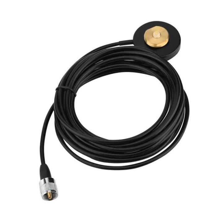 VHF UHF CB Radio NMO Mount RG-58 Câble Connecteur Mâle Magnétique Base ...