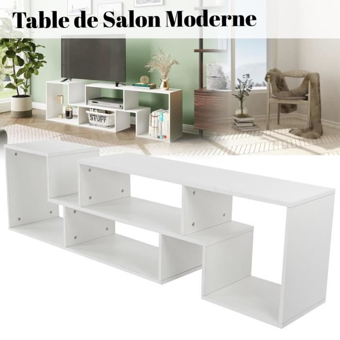 Belleshop - Table de télévision moderne en panneau de particules et kit ...