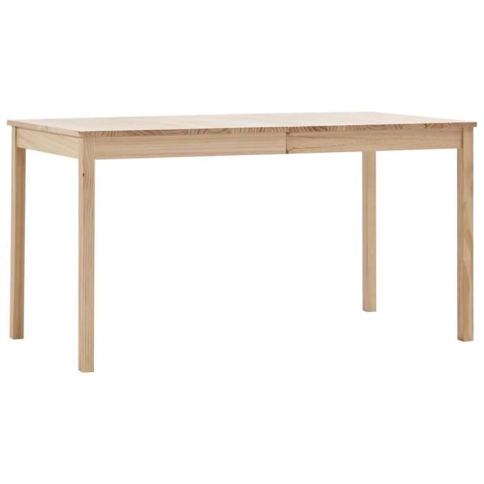 SIB Table de salle à manger 140 x 70 x 73 cm Pin 7388289773406 ...