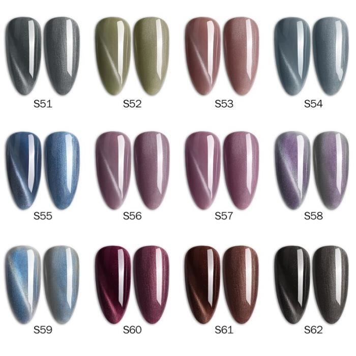 Gel de peinture à ongles UV LED caméléon, laque, Galaxy Starry Aerolite ...