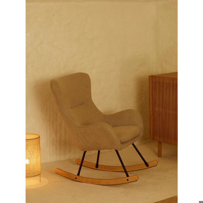 QUAX - Fauteuil Rocking Chair Adult - Basic Desert - Cdiscount Maison