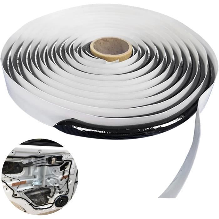 Cordon Adhésif Rond En Butyle 9 Mm X 4 M Ruban Adhésif Double Face En Butyle Noir Pour Fenêtre ...