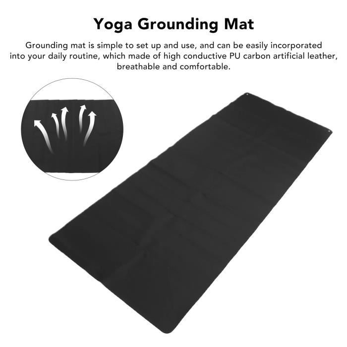 Grounding Mat Black Earthing Grounding Sheet with 5m Cable for Better ...