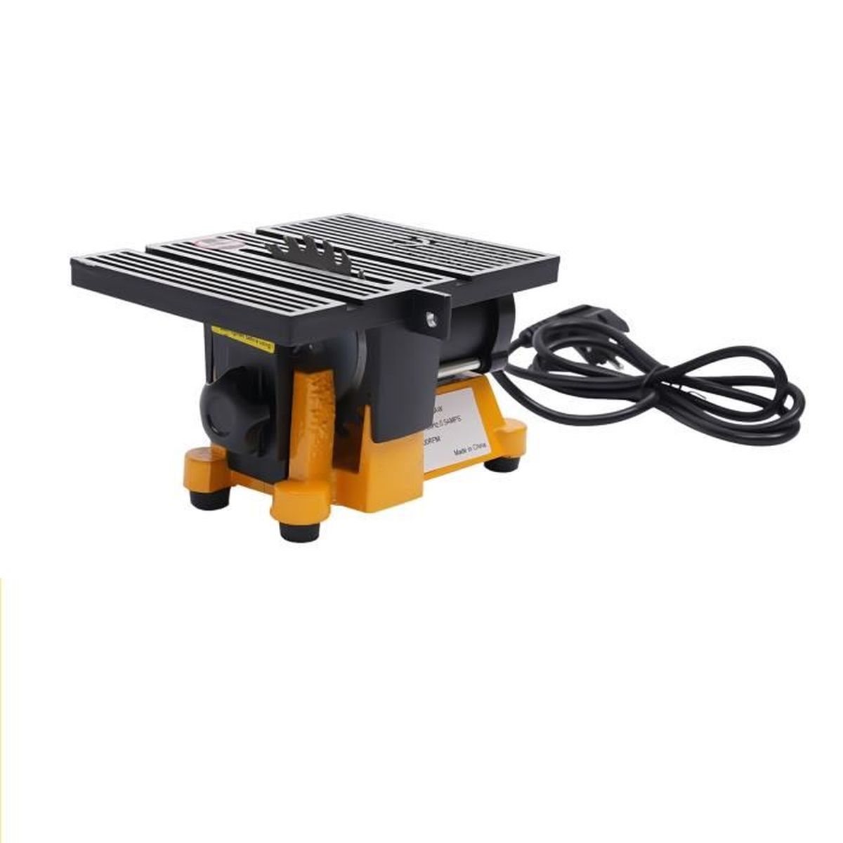 Mini scie circulaire à table outil de coupe en métal 4500 tr/min avec ...