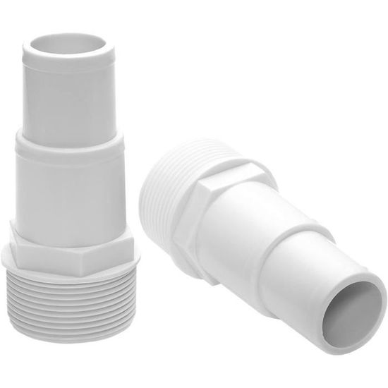 Adaptateur À Visser 1-1-2 - Raccord Tuyau Piscine - Emboîter Diam 32-38 ...