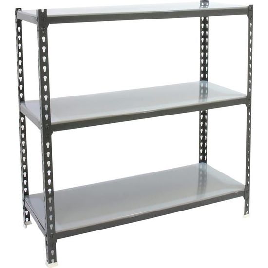 Étagère Métallique Sans Vis Simonclick Superplus 3-400 1000 Antracita-Galv[n639] - Cdiscount Maison