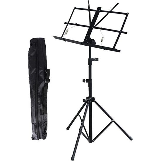 Music Stand Stand De Musique Pliante En Métal - Tenez-Vous À Feuilles ...