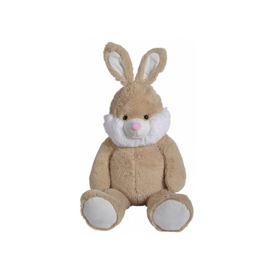 Grande Peluche Lapin Beige Freddy 110 Cm Doudou Géant 1 M 10 Set