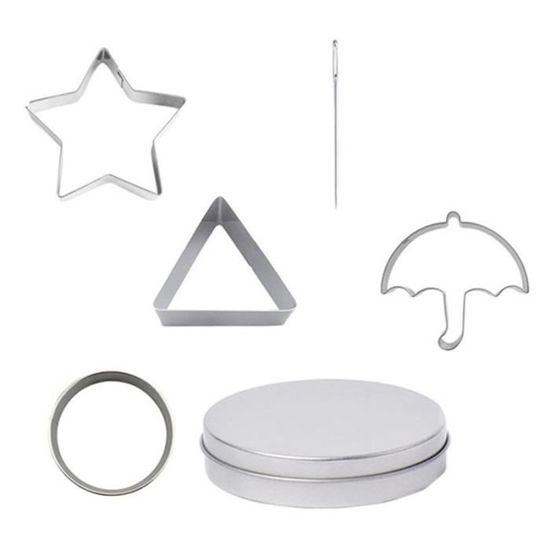 6pcs dalgona coréen diy sucre bonbon moule dalgona outils de ...