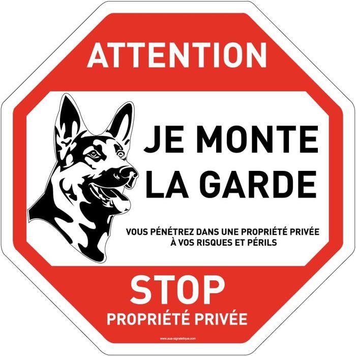 Panneau De Signalisation Circulaire En Pvc 1.5 Mm (Ø 240 Mm, Attention ...