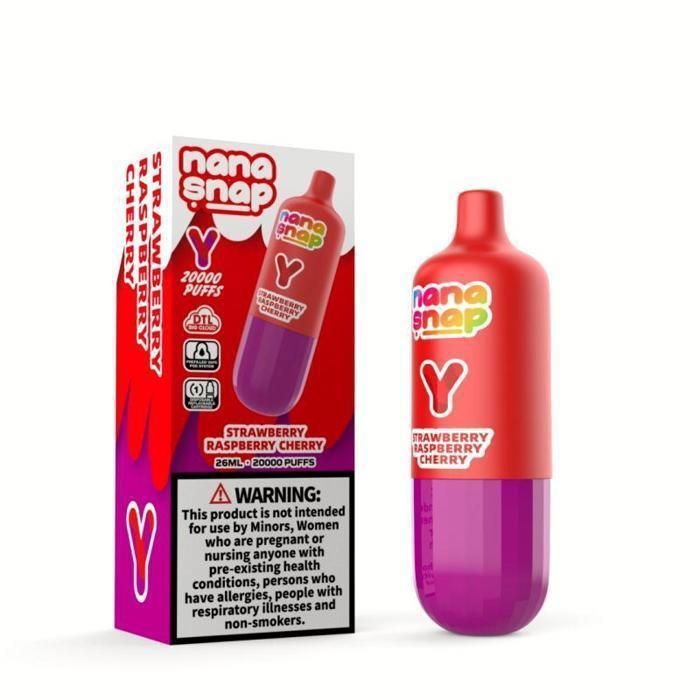 Cigarette électronique rechargeable avec dosette puff nana snap Fraise ...