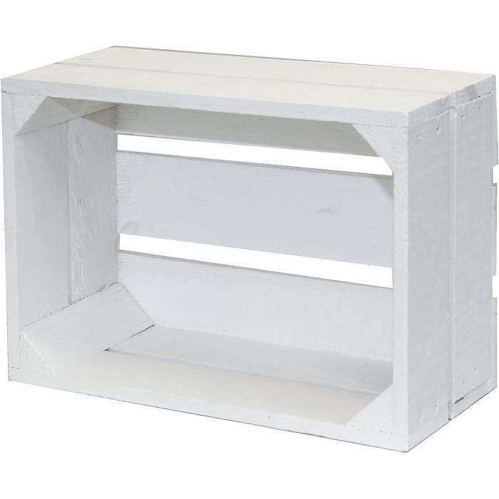 Caisse En Bois Naturel - Étagère Multifonction - Caisses En Bois - Caisses À Vin - Caisses À ...