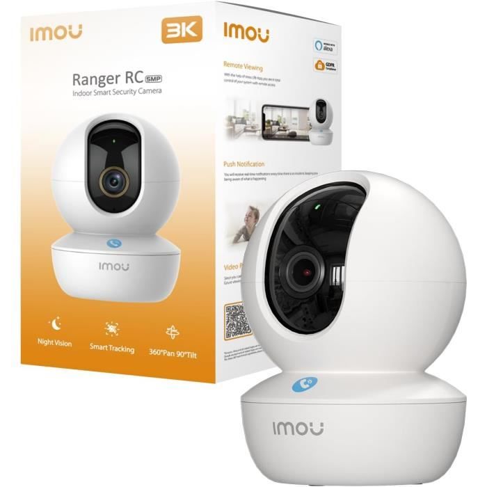Imou Ranger Rc 3K Sphérique Caméra De Sécurité Ip Intérieure 2688 X ...