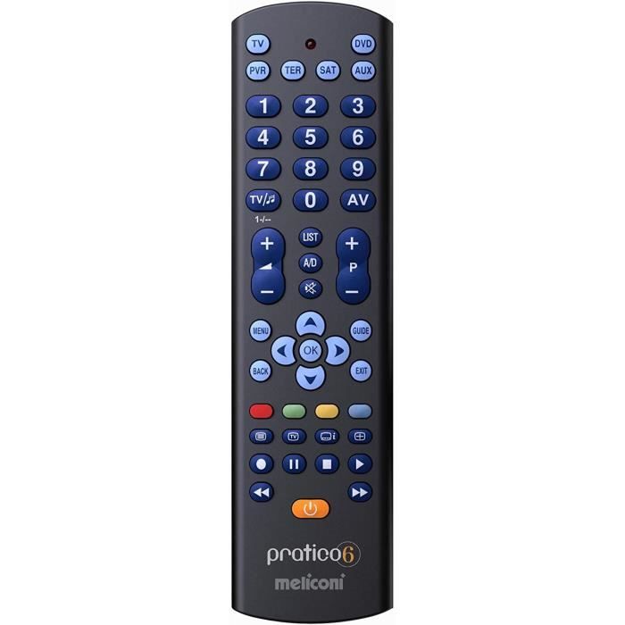 Pratico 6 Télécommande Universelle 6 à 10[o875] Cdiscount Tv Son Photo