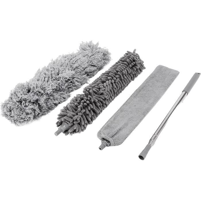 Kit de Plumeau Extensible, Nettoyage de Plumeau avec Rallonge Plumeau ...