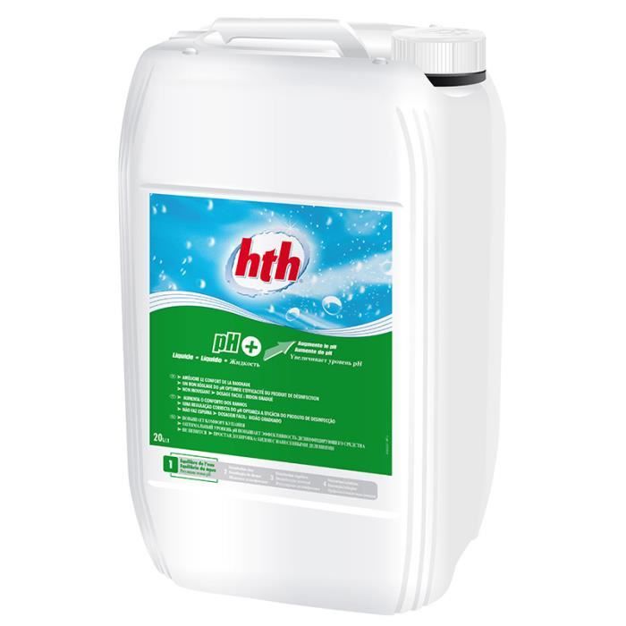 HTH Ph Plus liquide - 20L - Cdiscount Jardin