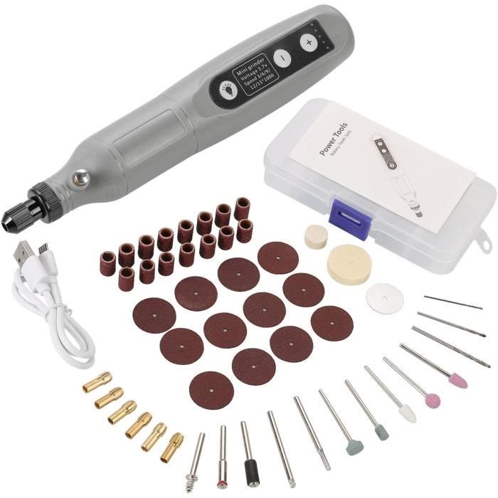 Sans Fil Outil Rotatif, 3.7V Mini Rotary Kit Multi-Outils à Vitesse ...