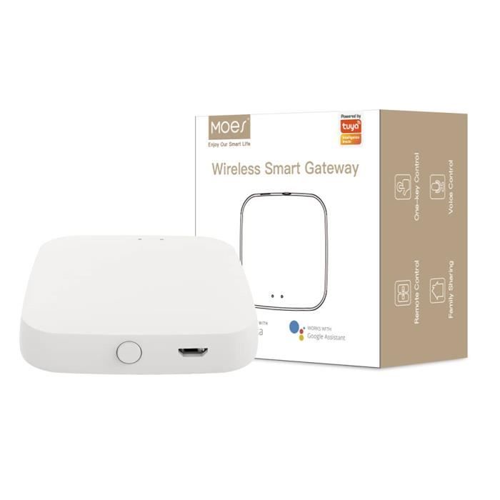 Moes Tuya Gateway Smart Wifi Hub Smart Home Ble Message Gateway Travail ...