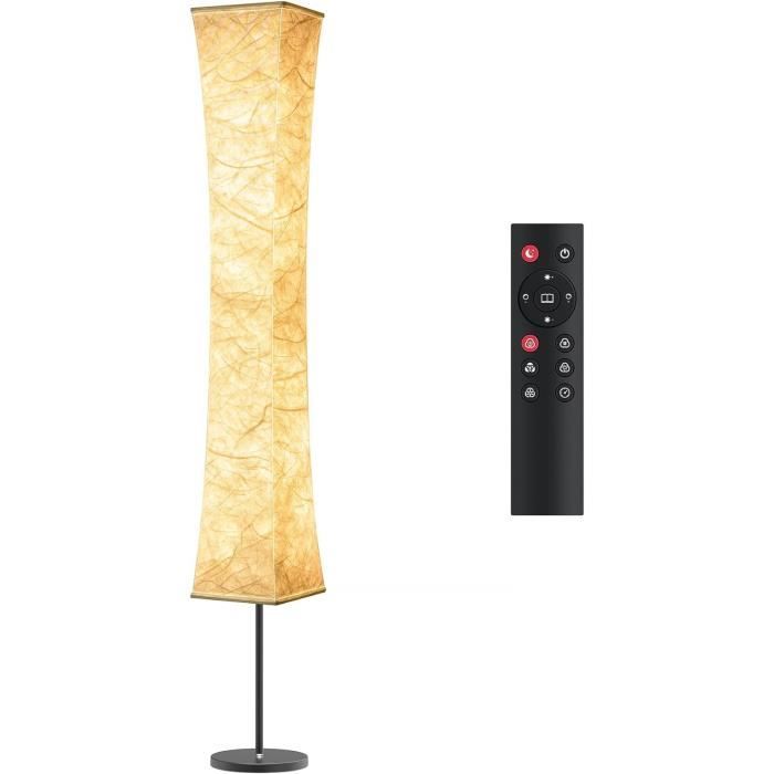 Lampadaire Sur Pied Salon, Led Lampadaire Dimmable Intelligent Avec Télécommande Et ...