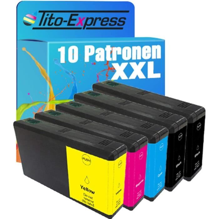 Lot De 10 Couleurs Proserie Compatibles Avec Epson T7901-T7904 79 Xl ...