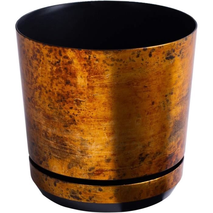 Pot De Fleur - Rouille 26 Cm - Pot De Fleur Avec Trous De Drainage Et ...