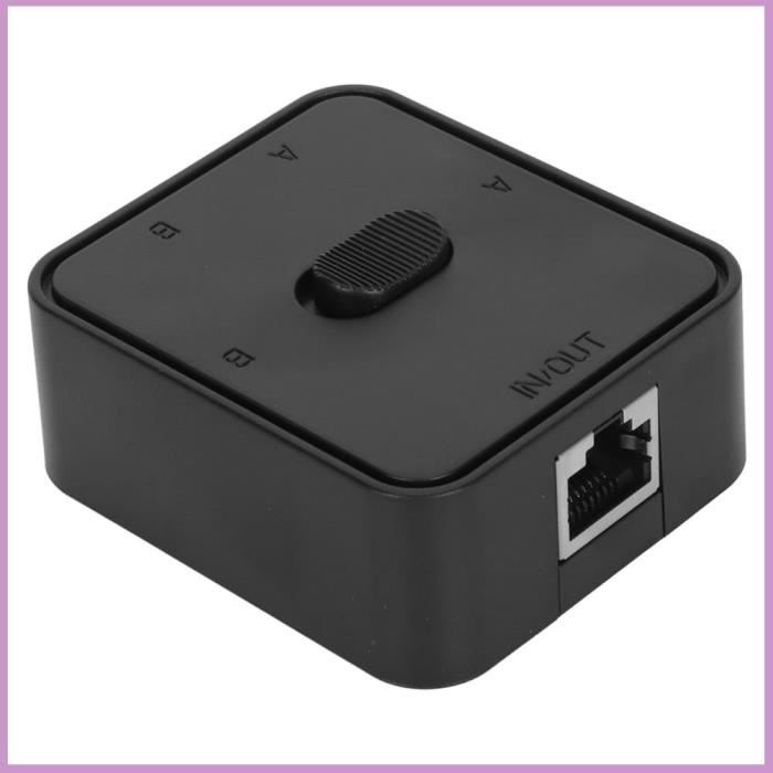 Cocosity Switch Réseau RJ45 CAT6 2 Ports Gigabit Bi-Directionnel Sans ...