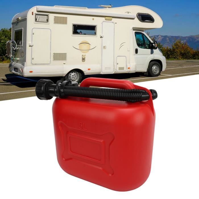 HURRISE Bidon d' Bidon à Gaz, 5L 1.3 Gallon Conteneur à Gaz ABS ...