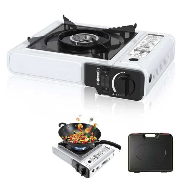 Réchaud à Gaz Portable - pour Camping, Festivals Sorties de Pêche ...