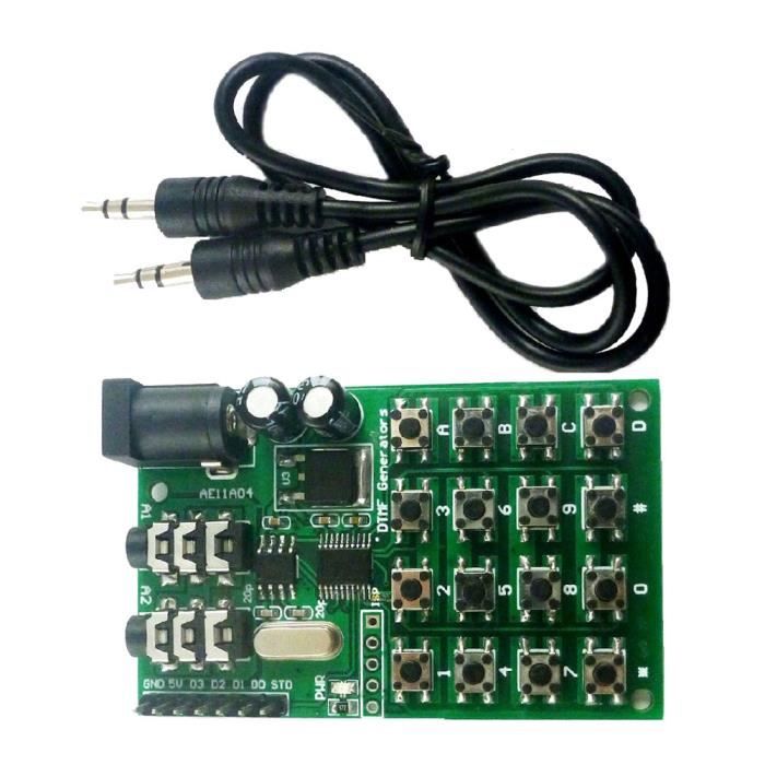Générateur audio Module audio DTMF Module à Double tonalité émetteur ...