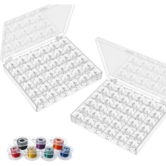 50 Pièces Canette Machine A Coudre,Accessoires Couture Pour Machine À ...