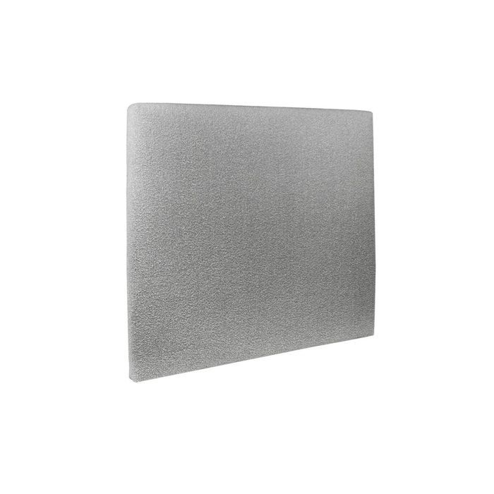 Tete de lit Tapissée Bouclette Gris L 160 cm - Ep 10 cm rembourré ...