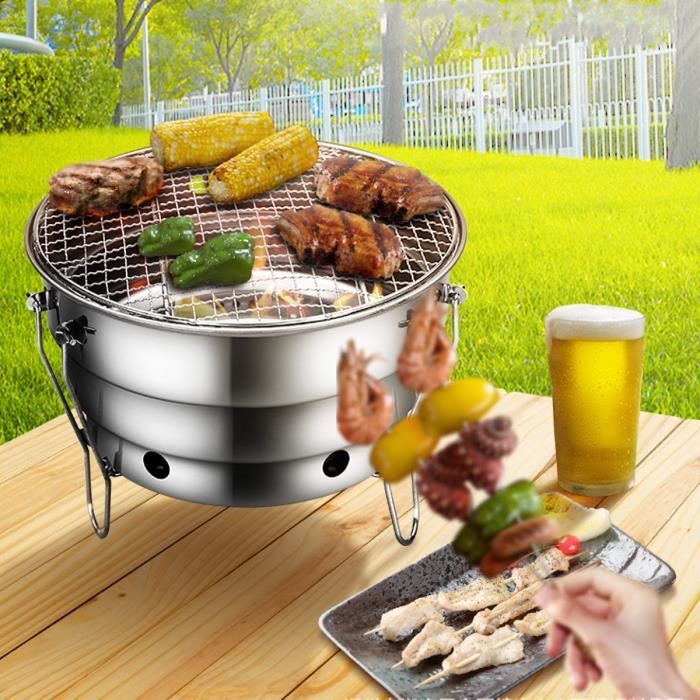 TEMPSA Barbecue Rond Four portable Cusine extérieur Poêle pique-nique ...