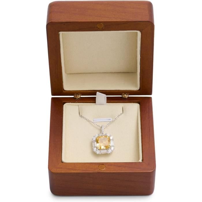 Boîte À Bijoux Vintage En Bois De Noyer Pour Fiançailles, Anniversaire ...