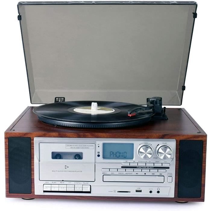 Tourne-Disque Rétro Hi-Fi&Home Tourne-Disque Vinyle Platine Phonographe ...