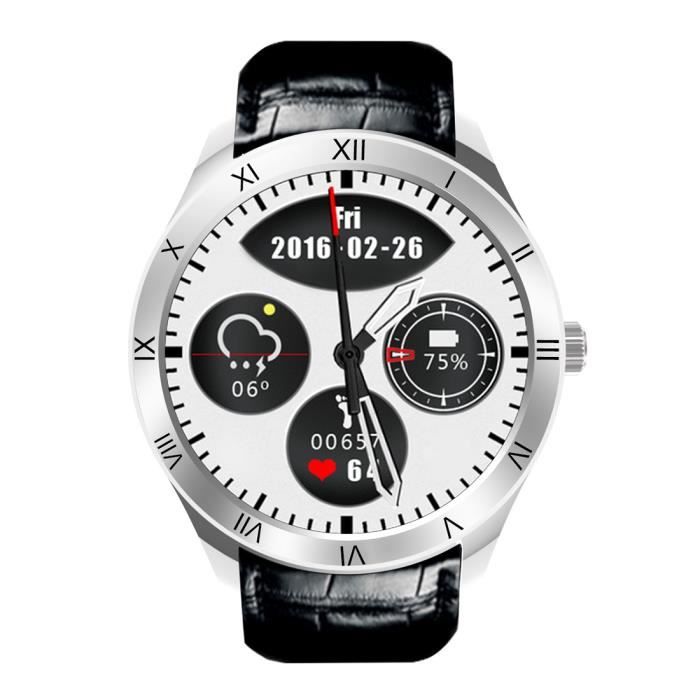 Montre Connectée Android 5.1 iOS Bluetooth 4.0 Téléphone OLED 1,39 ...