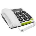 Téléphone filaire Doro PHONE EASY 312CS - Cdiscount Téléphonie