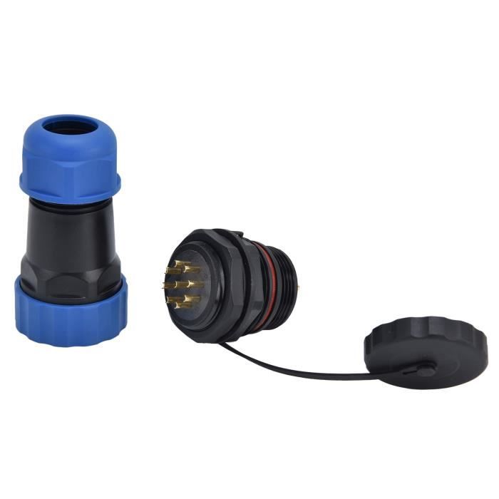Connecteur étanche - DILWE - SP28 - IP68 - 380V 10A - 9 broches ...