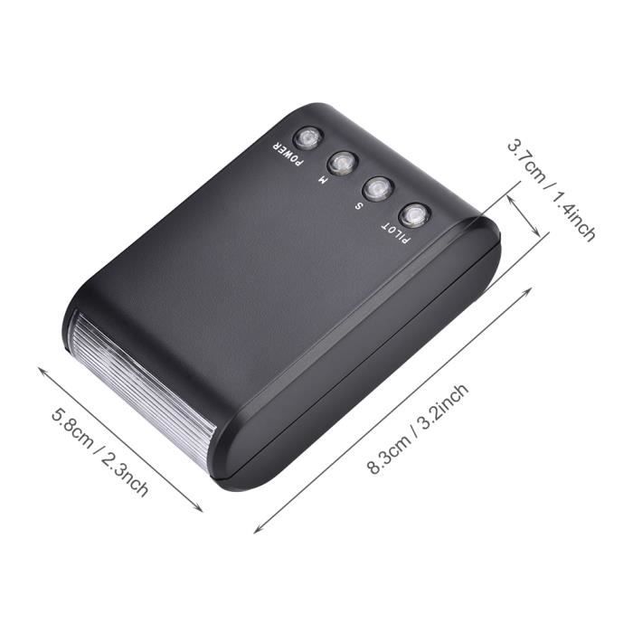 Lampe Flash caméra Hot Shoe Mini Portable Digital Sur-Camera Mount pour ...