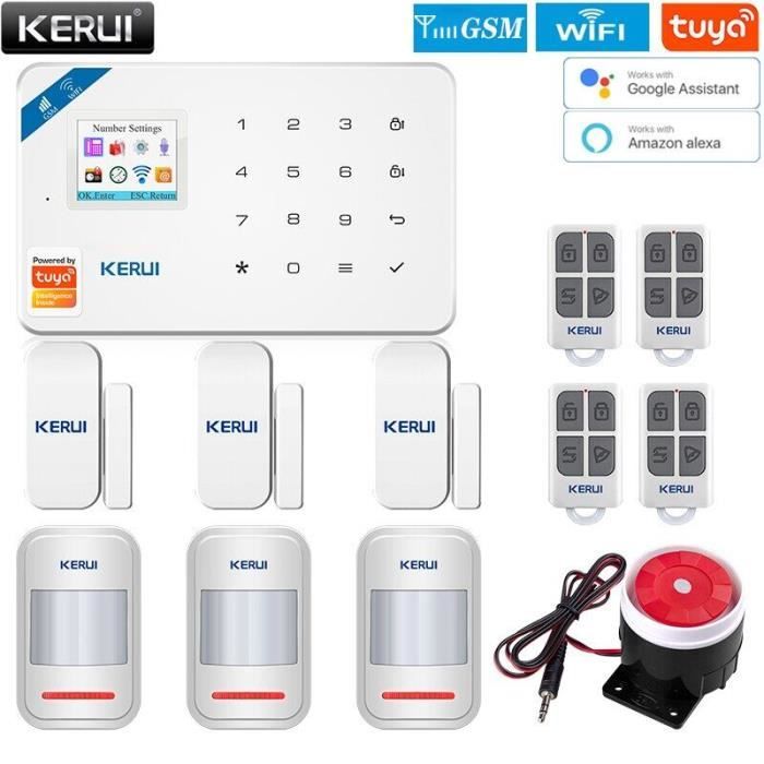 CS-02092- système d'alarme de sécurité domestique sans fil. W181 ...