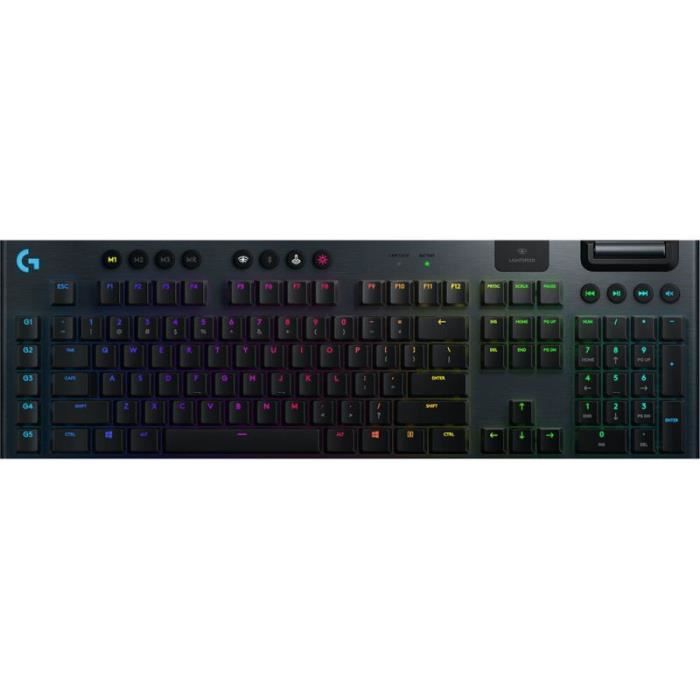 Clavier Gaming - Logitech G - G915 Lightspeed - Sans Fil + Bluetooth ...