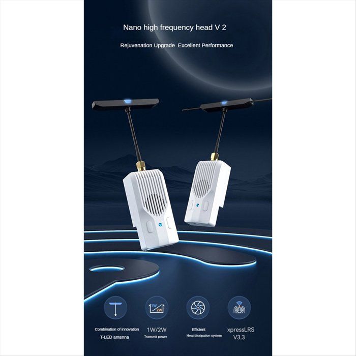 Module ELRS Nano V2 TX ELRS 868 MHz Dissipateur de Chaleur Intégré pour ...