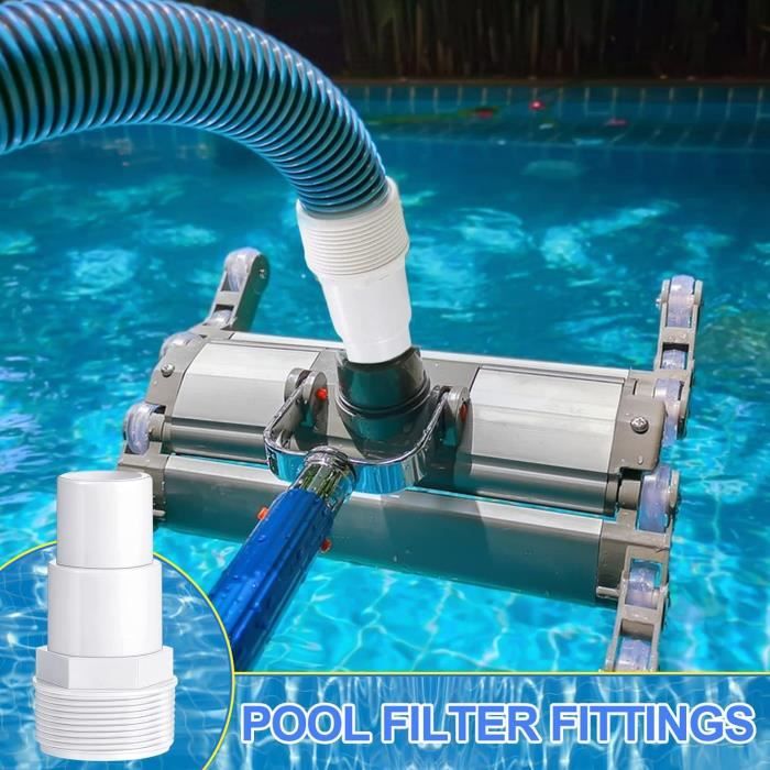 Adaptateur À Visser 1-1-2 - Raccord Tuyau Piscine - Emboîter Diam 32-38 ...