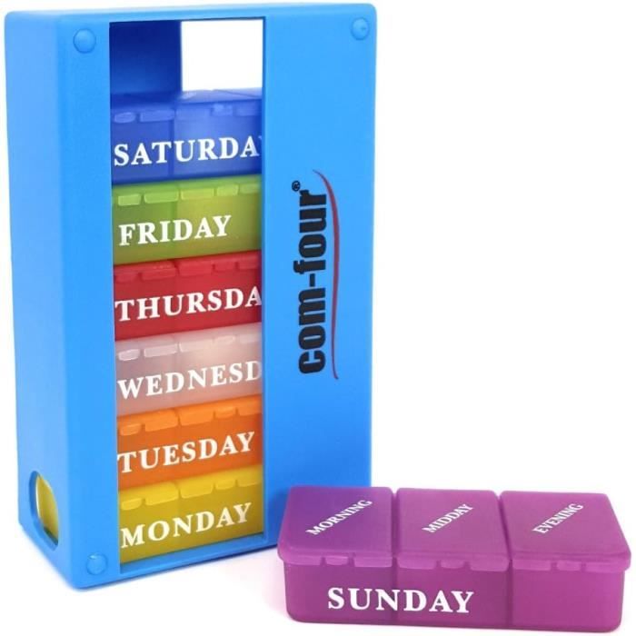 Distributeur De Médicaments 7 Jours En Anglais Distributeur ...