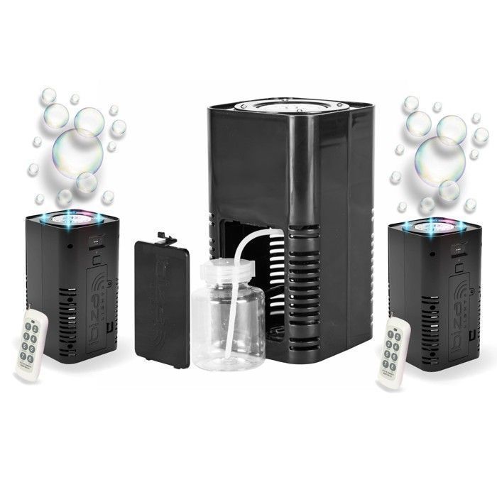 Pack Lumière DJ 2 Effets Spider Ibiza LED8-MINI - 2 Machines Bulles LED ...