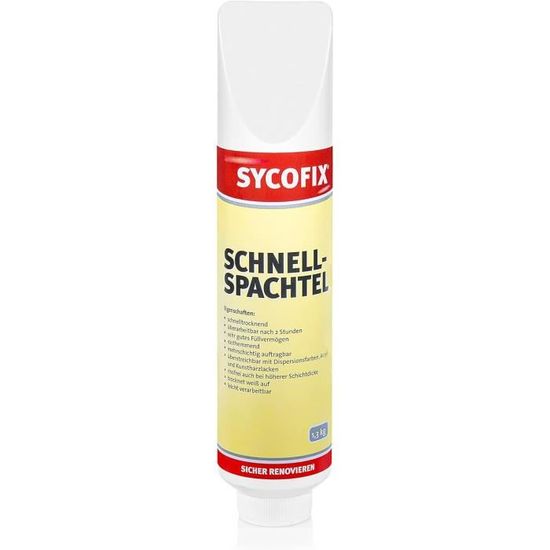 Sycofix Mastic rapide 1,3 kg, pour intérieur et extérieur, anti-rouille ...