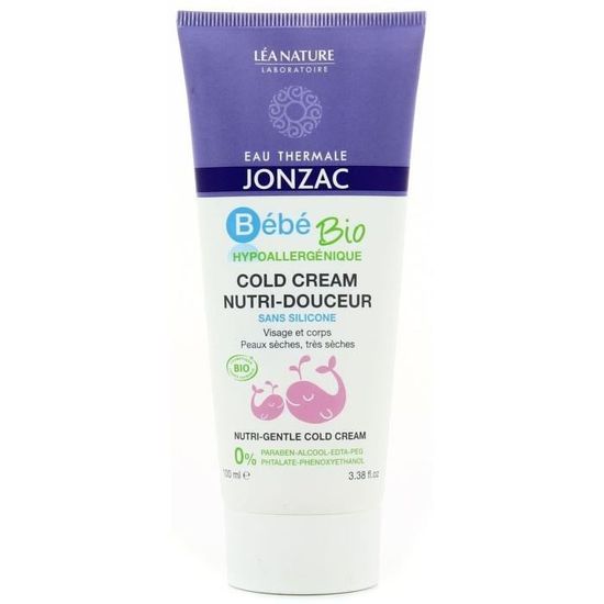 Jonzac Bébé Cold Cream Nutri-Douceur Bio 100ml - Cdiscount Puériculture ...