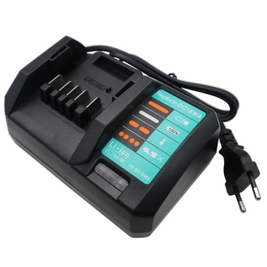 Batteries et Chargeurs,14.4V 18V Chargeur DC18WA pour Maktec MAKITA ...
