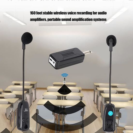 SALALIS amplificateur de micro fil SALALIS Micro fil Microphone ...