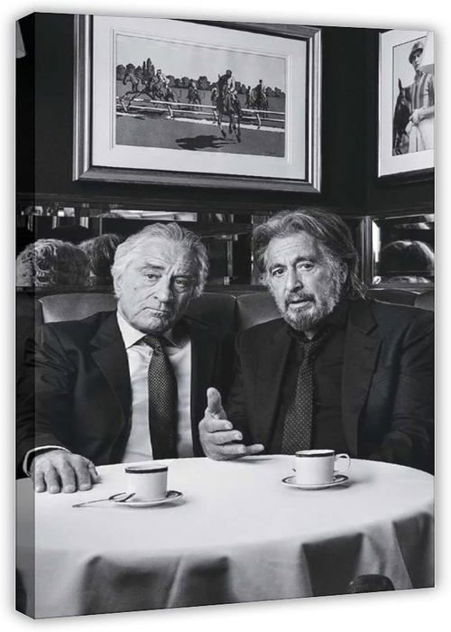 Poster Sur Toile Acteur Al Pacino Et Robert De Niro 2 - Dcoration ...