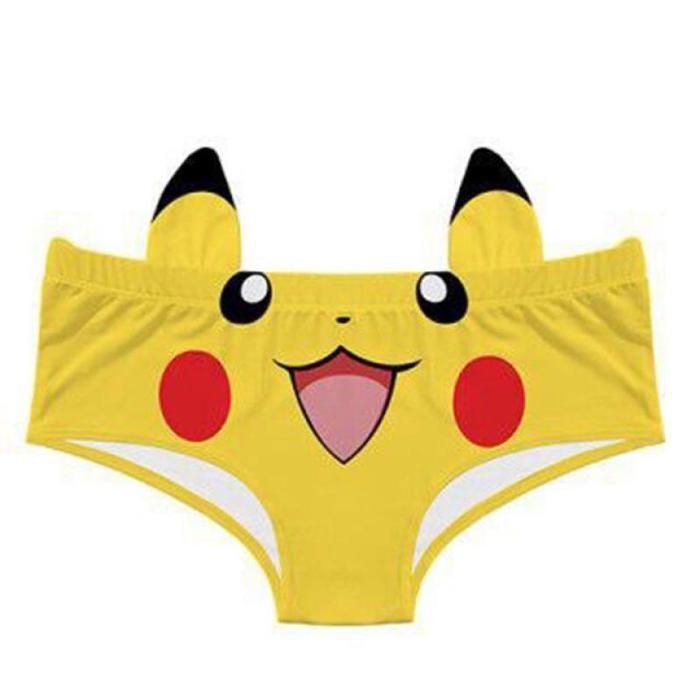 Culotte sexy sans couture pour femme, imprimé chien de dessin animé ...